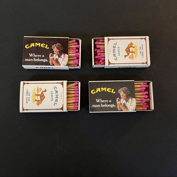 Other | Vintage Camel Lights Where A Man Belongs Safety Matches ...